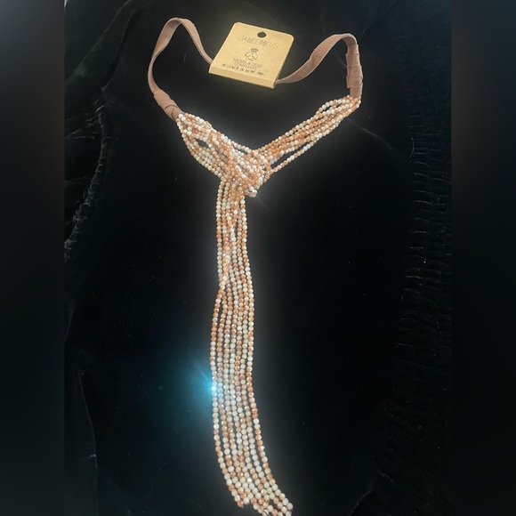 Jamie Rocks | Jewelry | Jamie Rocks Brand New Beaded Necklace Gold And ...